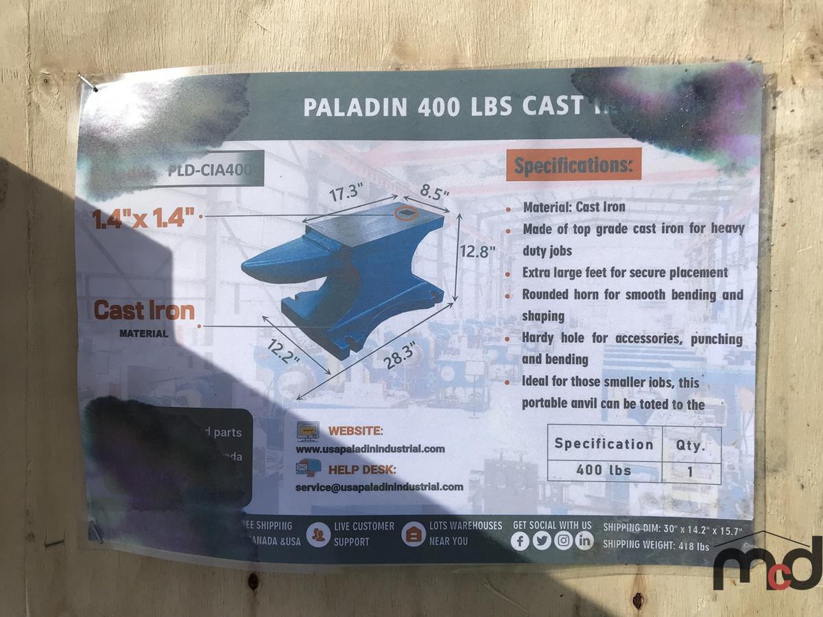 Paladin 400lbs Cast Iron Anvil