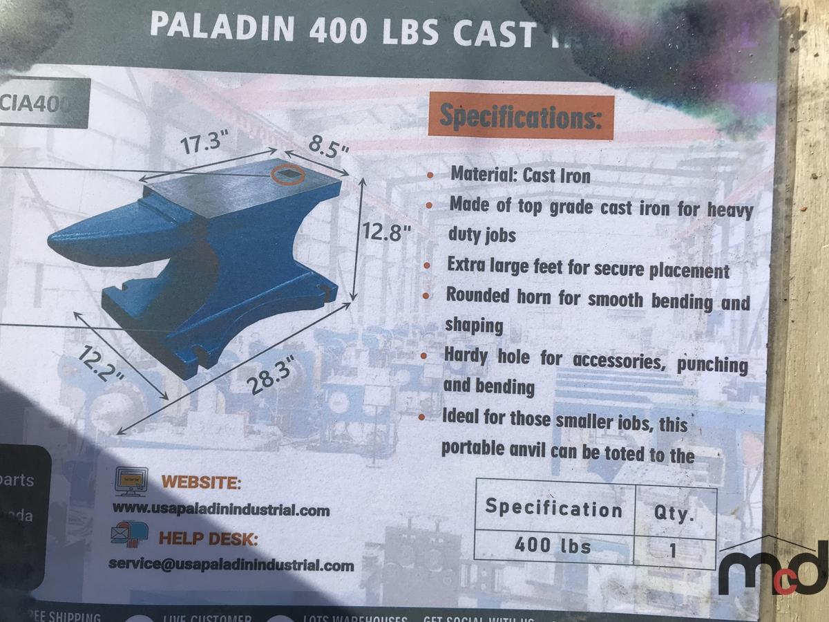 Paladin 400lbs Cast Iron Anvil