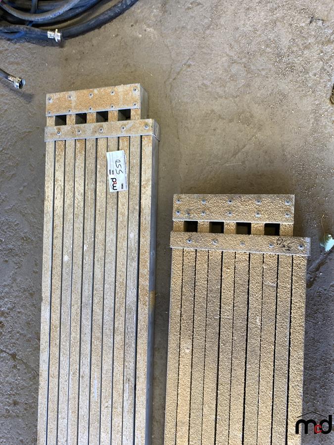 (2) Sturdy Aluminum Extendable Planks