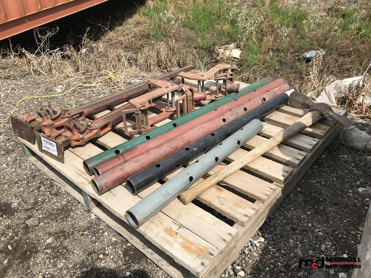 Hi-Jack Heavy Duty Jacks, Steel Loadbearing Poles and Pickaxe