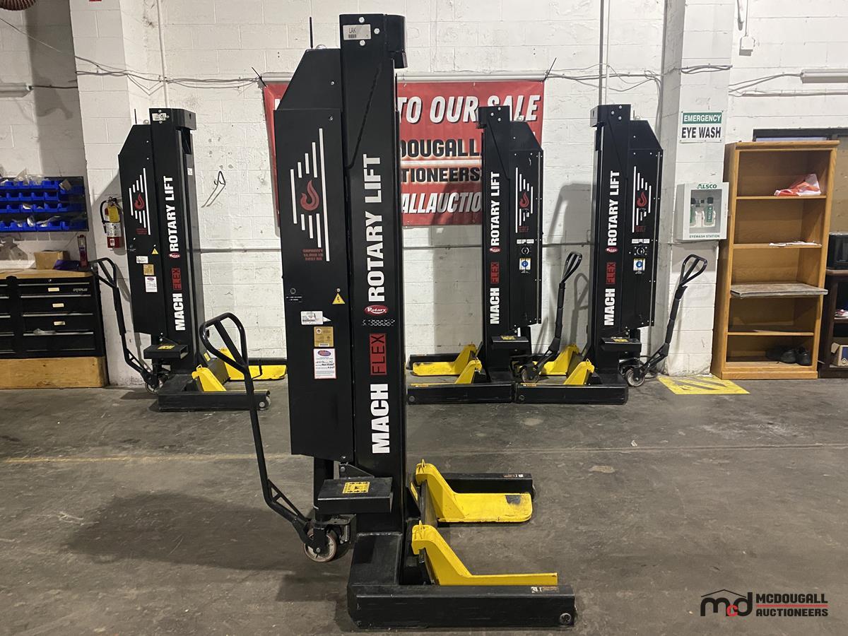 (4) 2017 Rotary Lift MCHF213U1A01 13,000lb Flex Max Mobile Column ...
