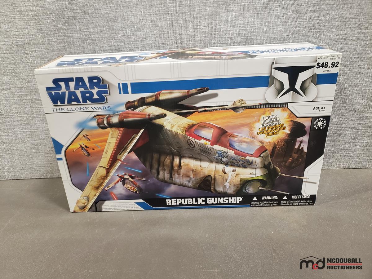 Star Wars The Clone Wars Republic Gunship Toy Vehicle