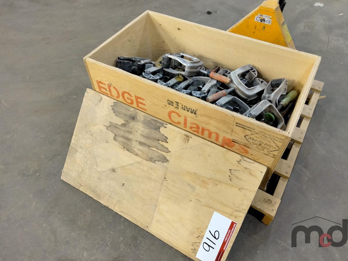 Crate of Kantenfix Edge Clamps