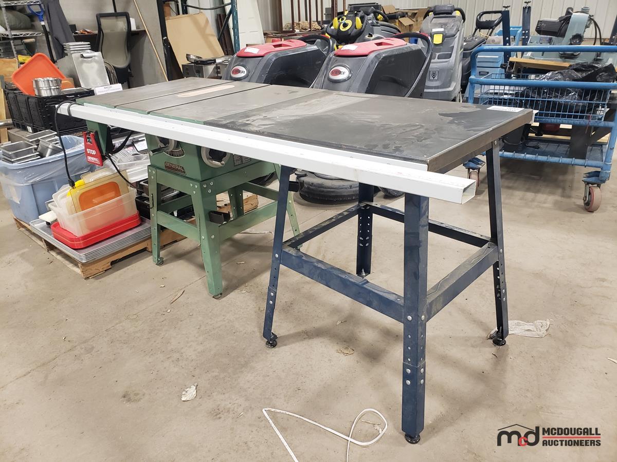 General International Table Saw (Approx. 74" x 32")