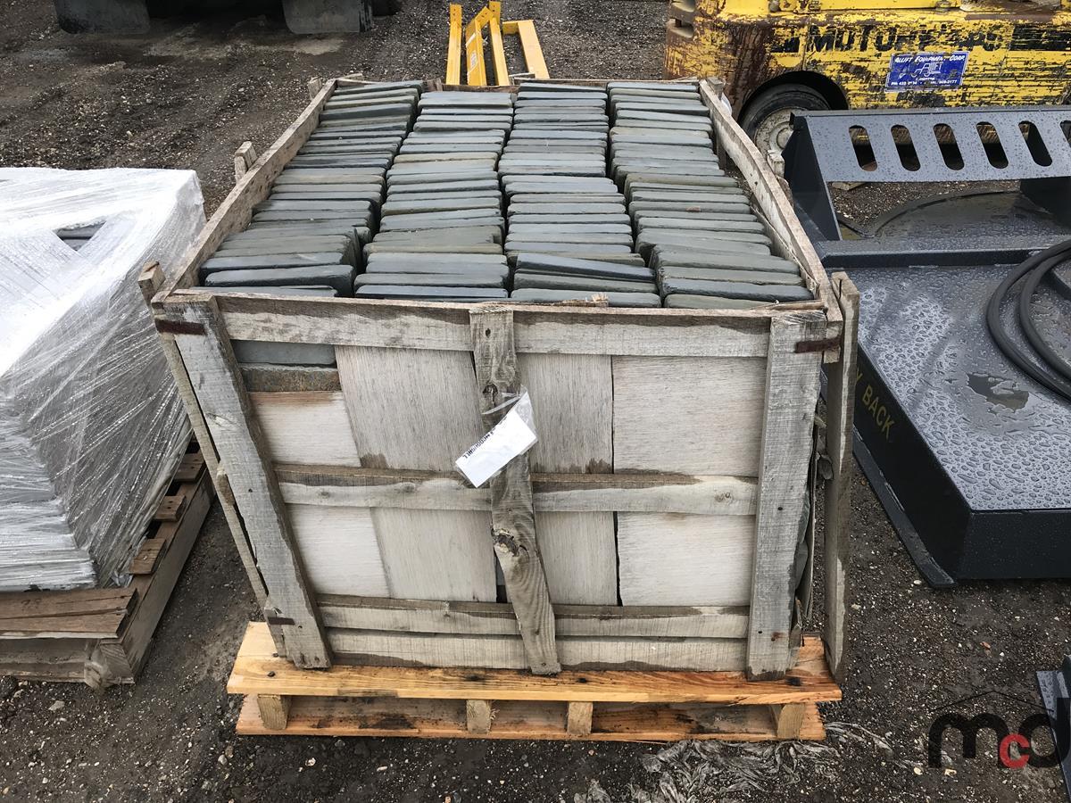 Crate of Charcoal Terracotta Patio Bricks