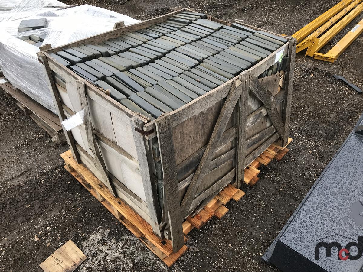 Crate of Charcoal Terracotta Patio Bricks