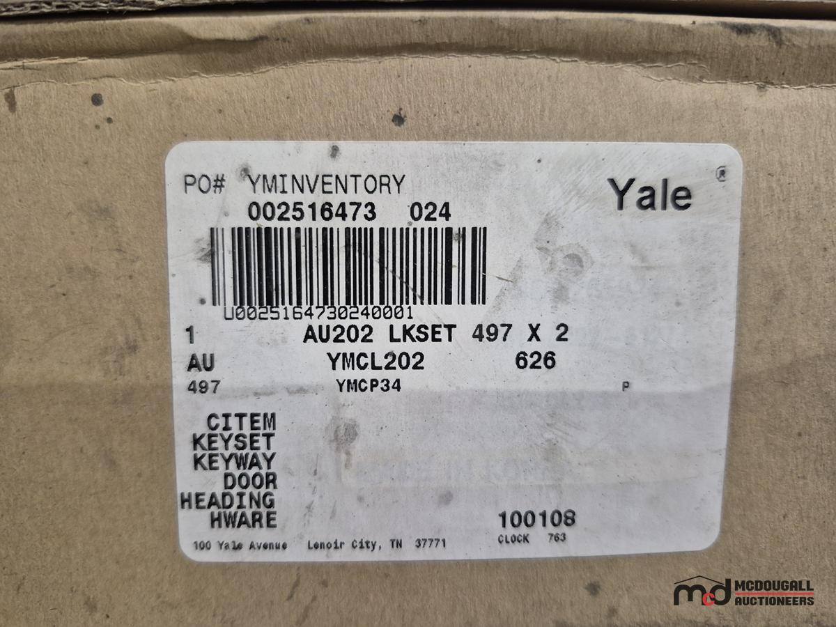 (17) Boxes of Yale Door Locks