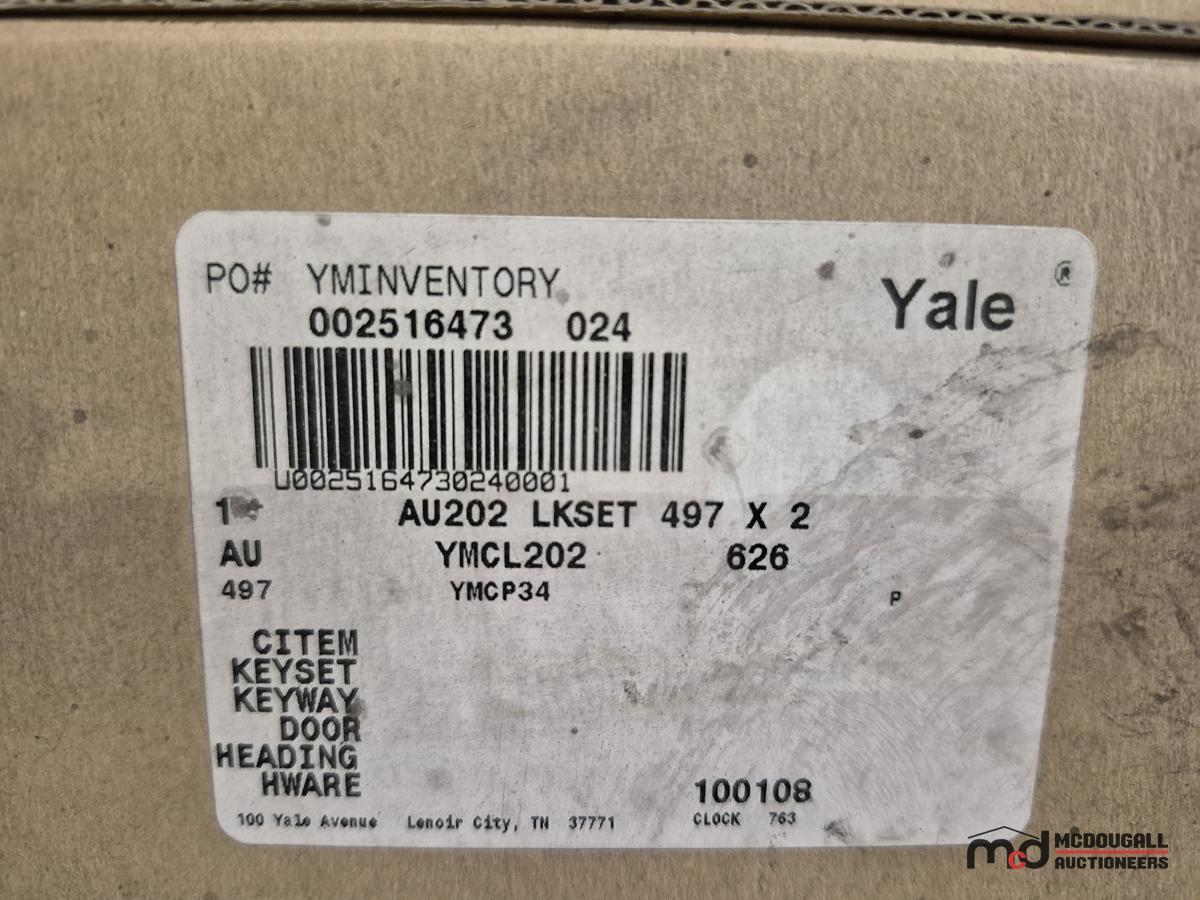 (17) Boxes of Yale Door Locks
