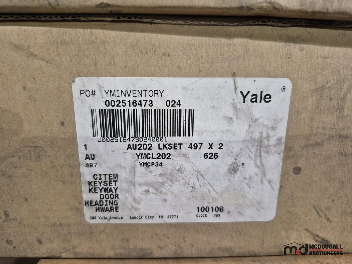 (17) Boxes of Yale Door Locks