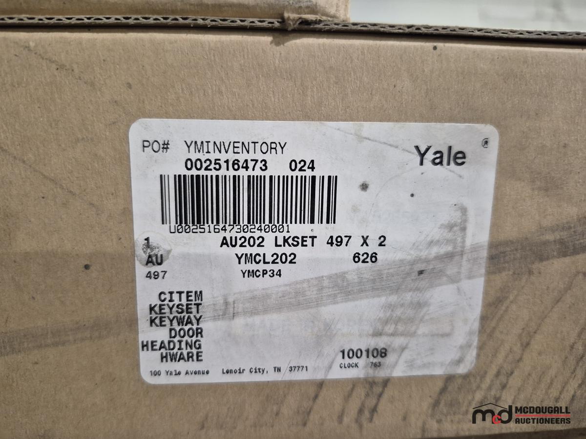 (17) Boxes of Yale Door Locks