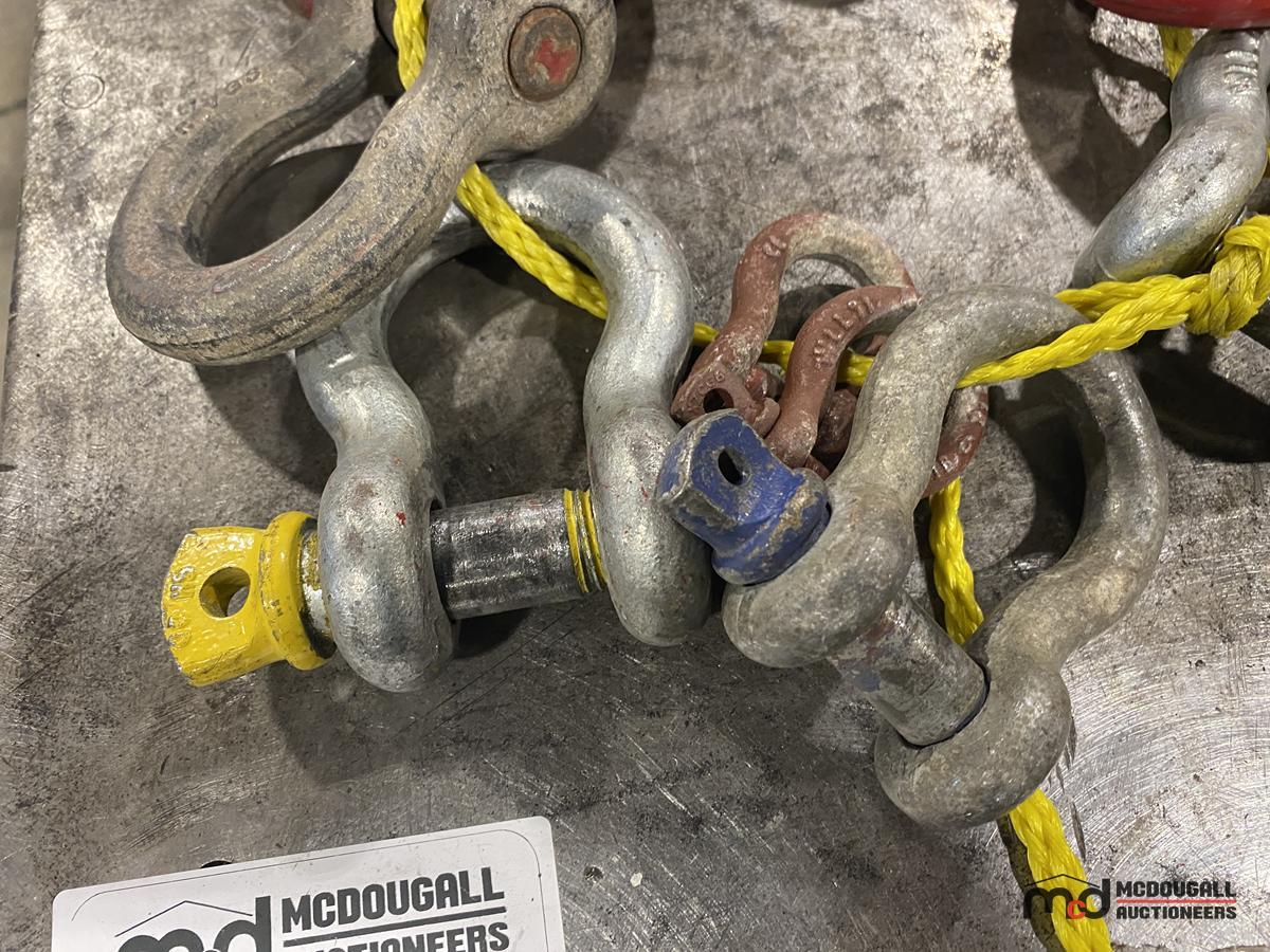 Heavy Duty Shackles, Ratchet Straps & Rope