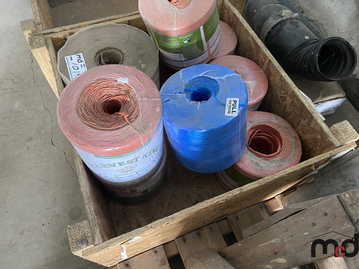 Wooden Crate of Bailer Twine