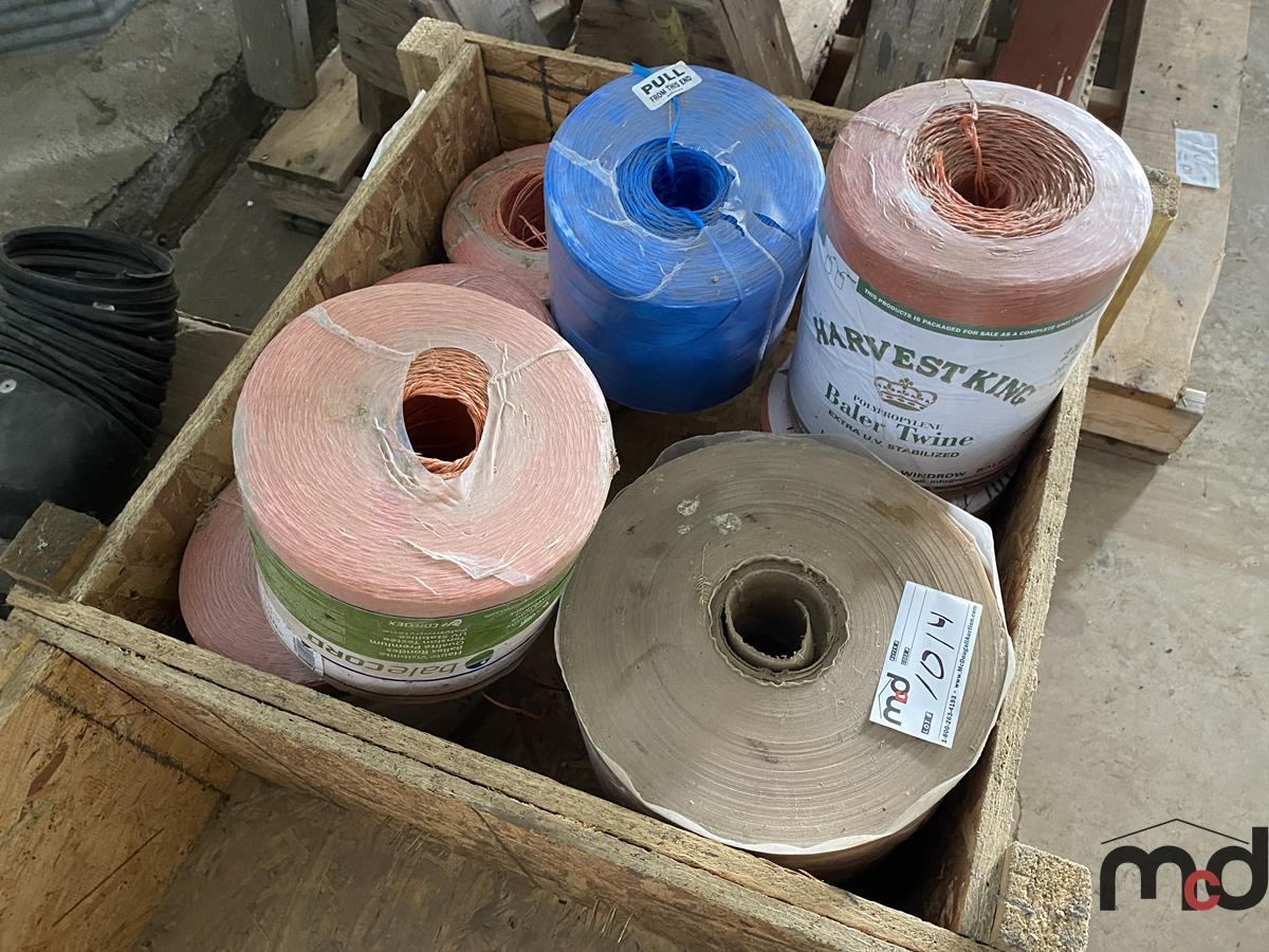 Wooden Crate of Bailer Twine