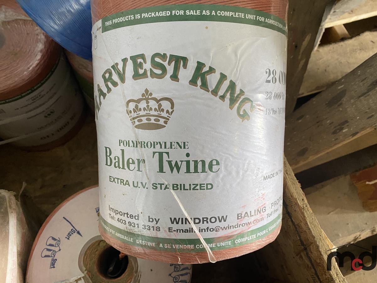 Wooden Crate of Bailer Twine