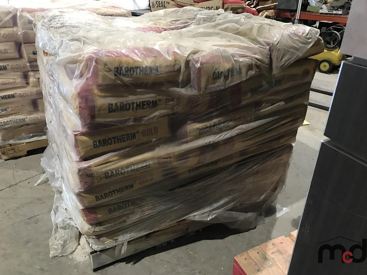 Pallet of Barotherm Gold Grout