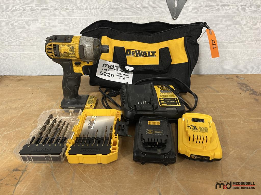 DeWalt Bag, Impact, Bits & Batteries
