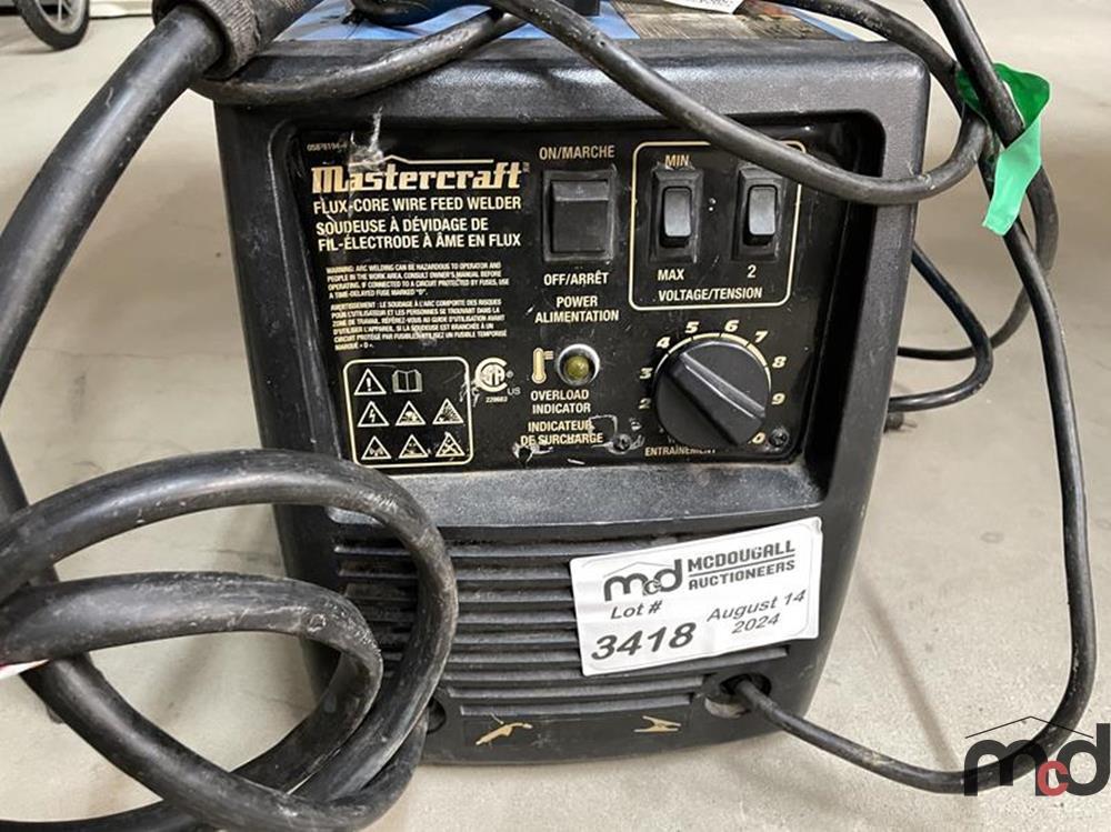 Mastercraft Mig Welder and Fire Extinguisher