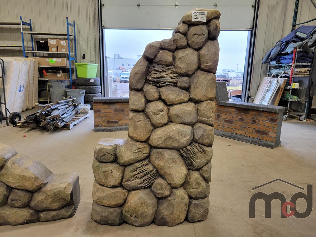 Denny Mfg. Stone Wall Posing Prop