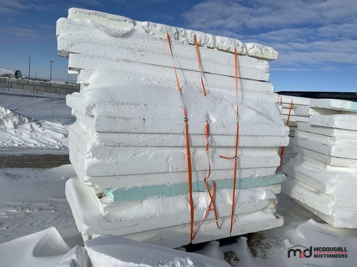(1) Pallet of Styrofoam Insulation Panels