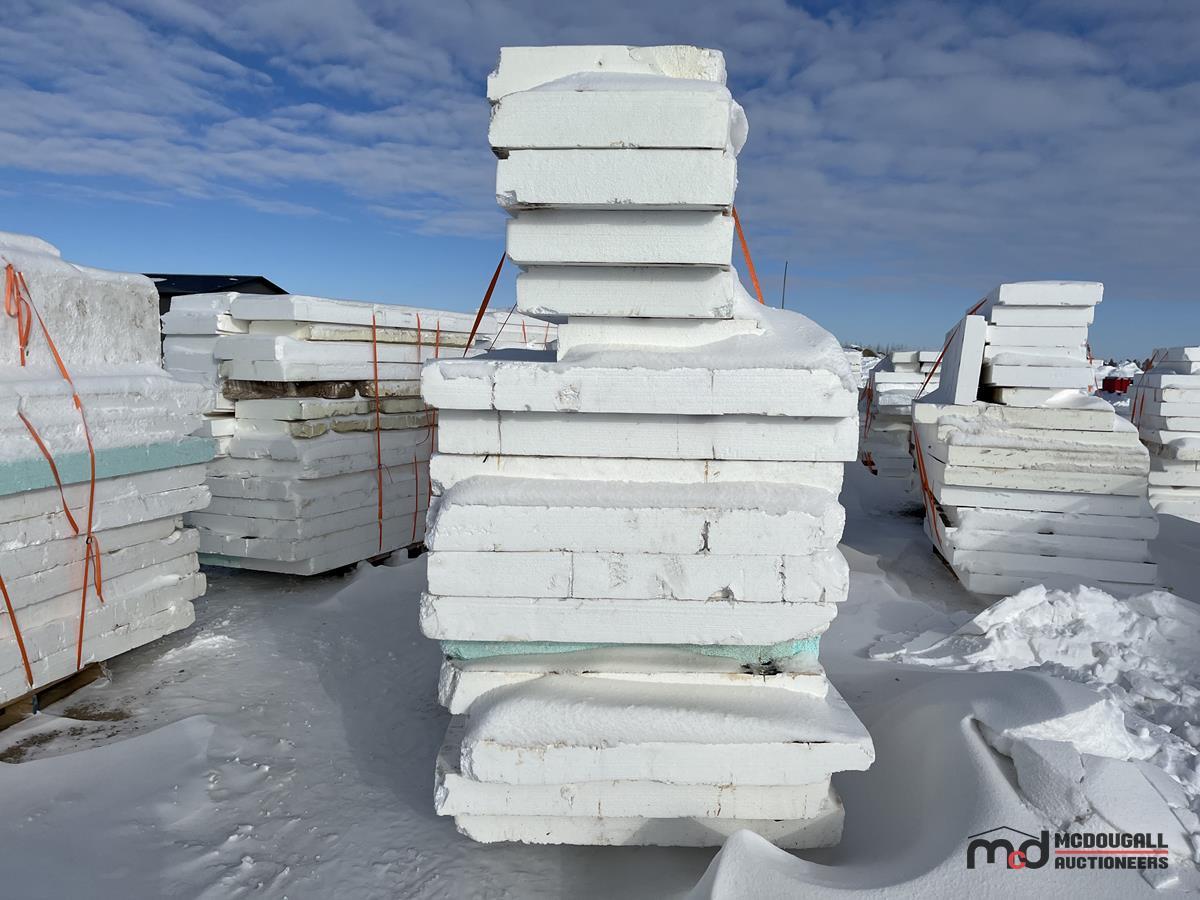 (1) Pallet of Styrofoam Insulation Panels