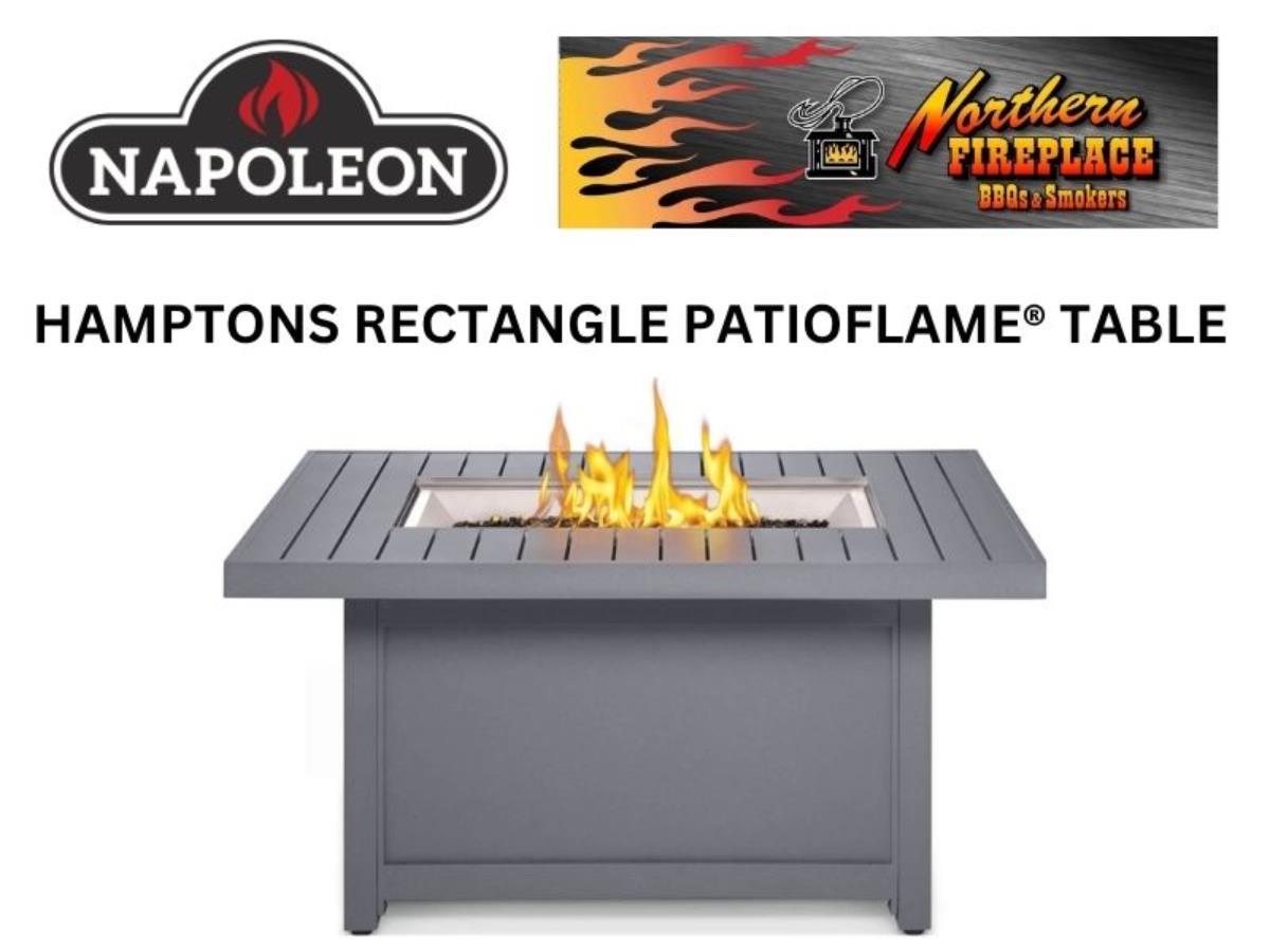 Napoleon Hampton Rectangle Patioflame Table with Cover from Northern ...