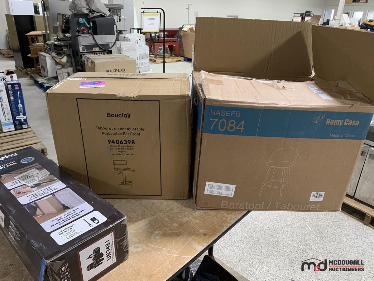 (2) Mismatch Bar Stools and Eureka Vacuum