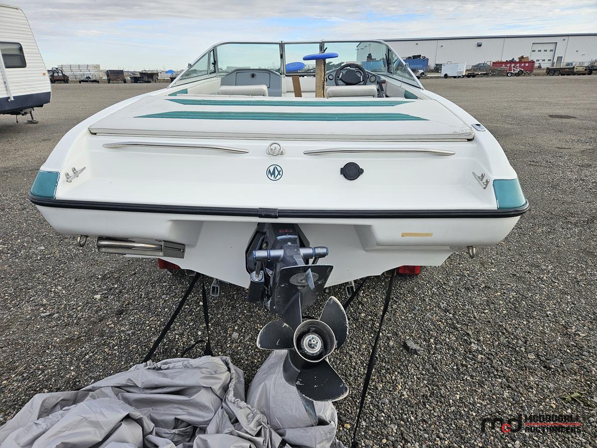 1991 Mariah 18' Boat w/ Yamaha Motor and 1991 S/A UtilityTrailer