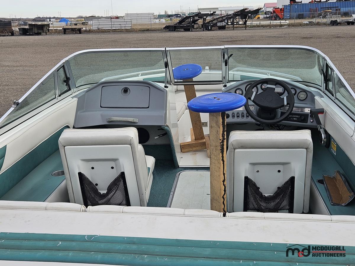 1991 Mariah 18' Boat w/ Yamaha Motor and 1991 S/A UtilityTrailer