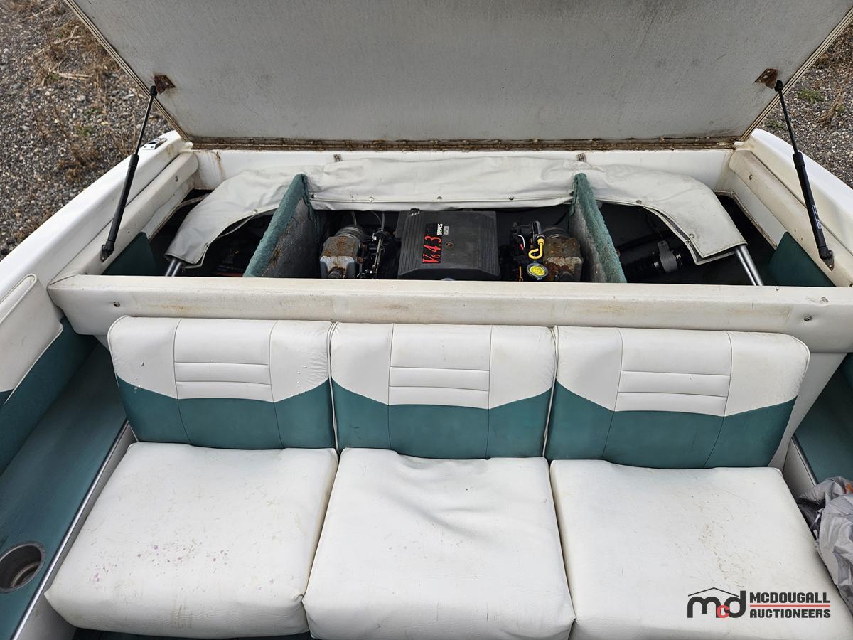1991 Mariah 18' Boat w/ Yamaha Motor and 1991 S/A UtilityTrailer