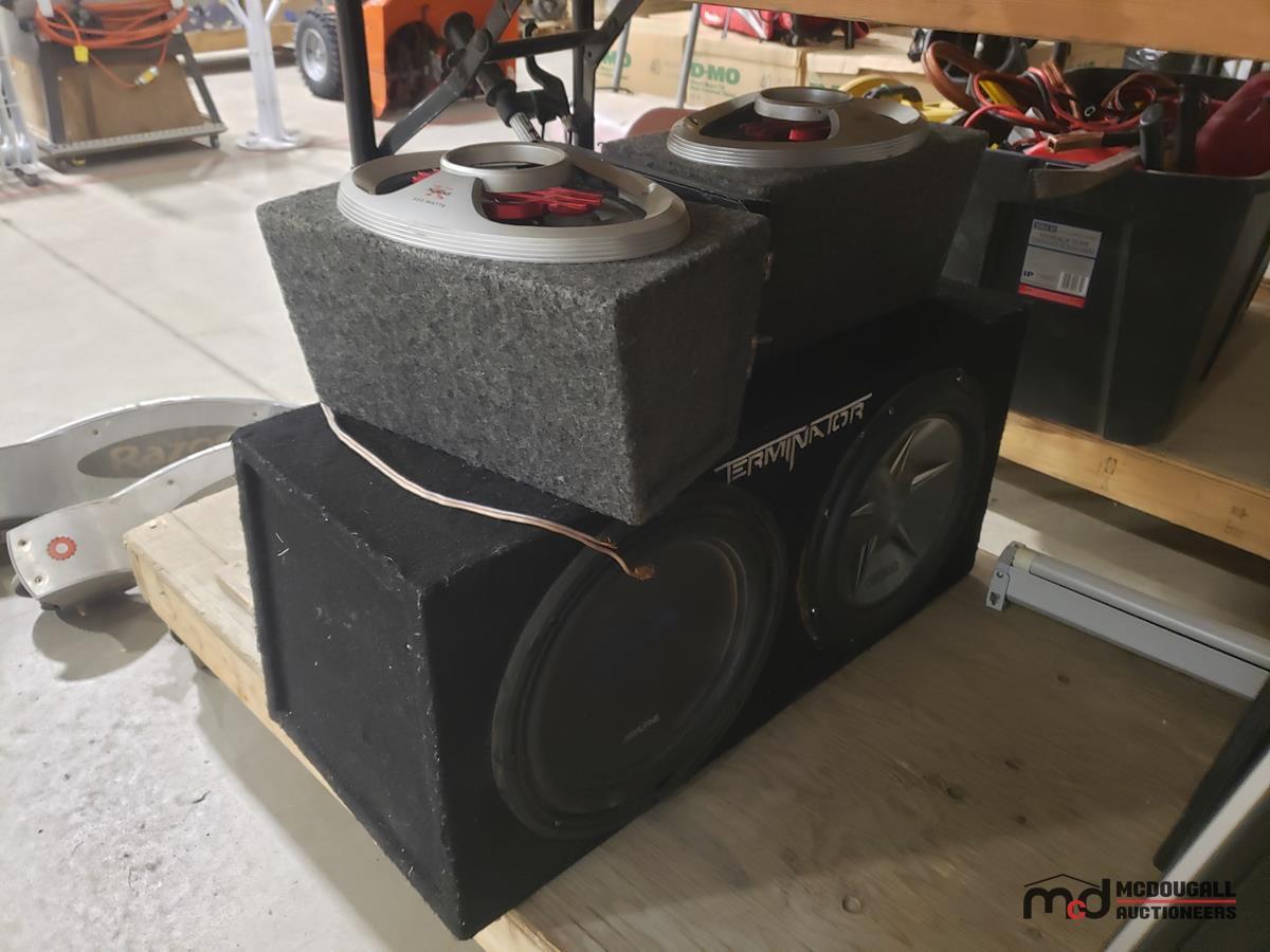 Sub Box, Speakers & (1) Amp
