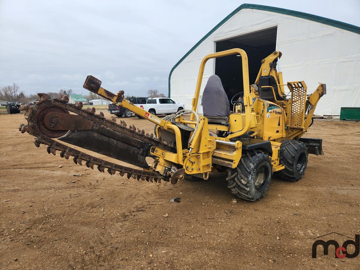 2005 Vermeer RT650 Rubber Tired Trencher