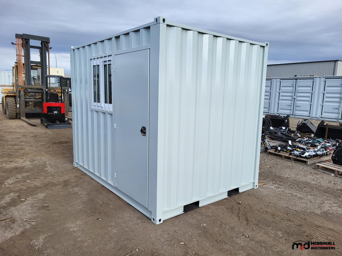 10' Storage Container w/ Man Door