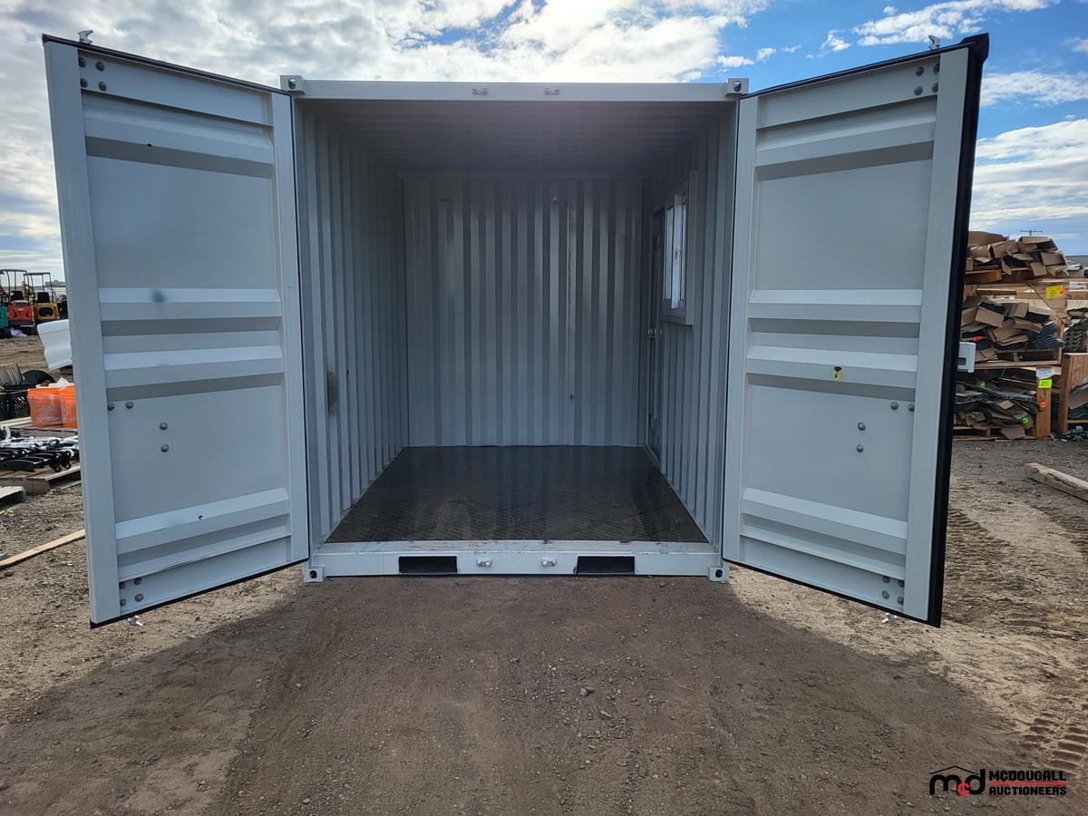 10' Storage Container w/ Man Door