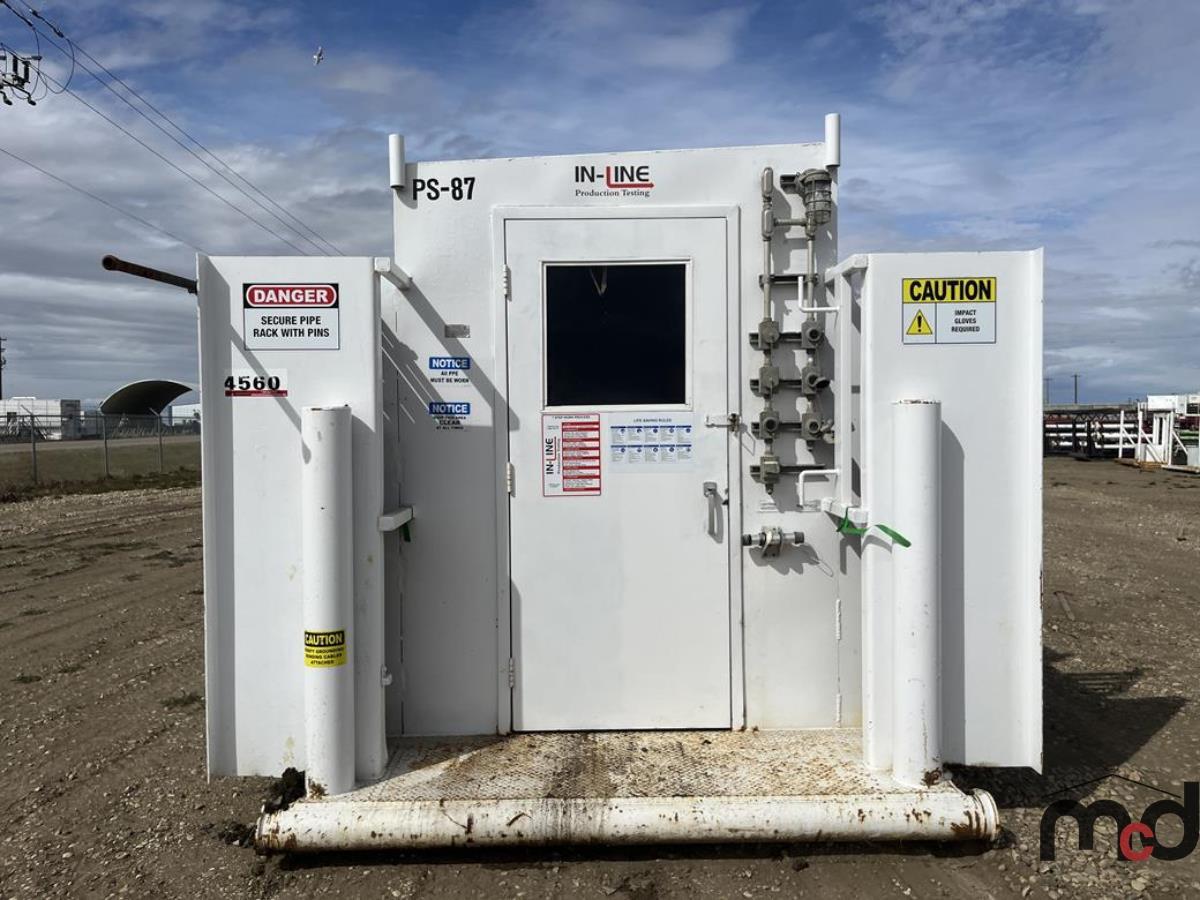 Skid Mounted Pipe Shack w/ Tool Room