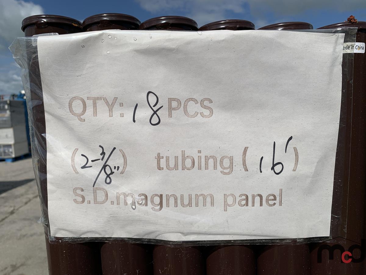 (18) 2 3/8 " Tubing 16' S.D Magnum Panels