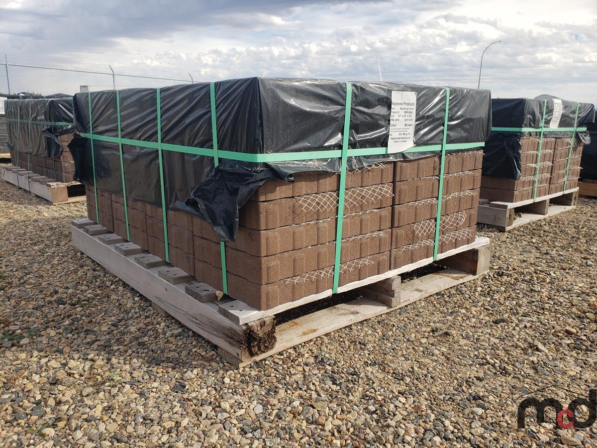 Pallet of Red River Paver Stones