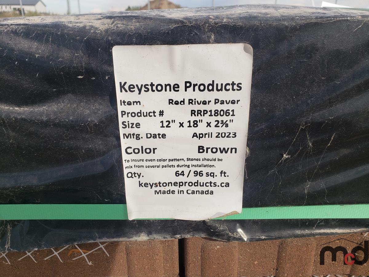 Pallet of Red River Paver Stones