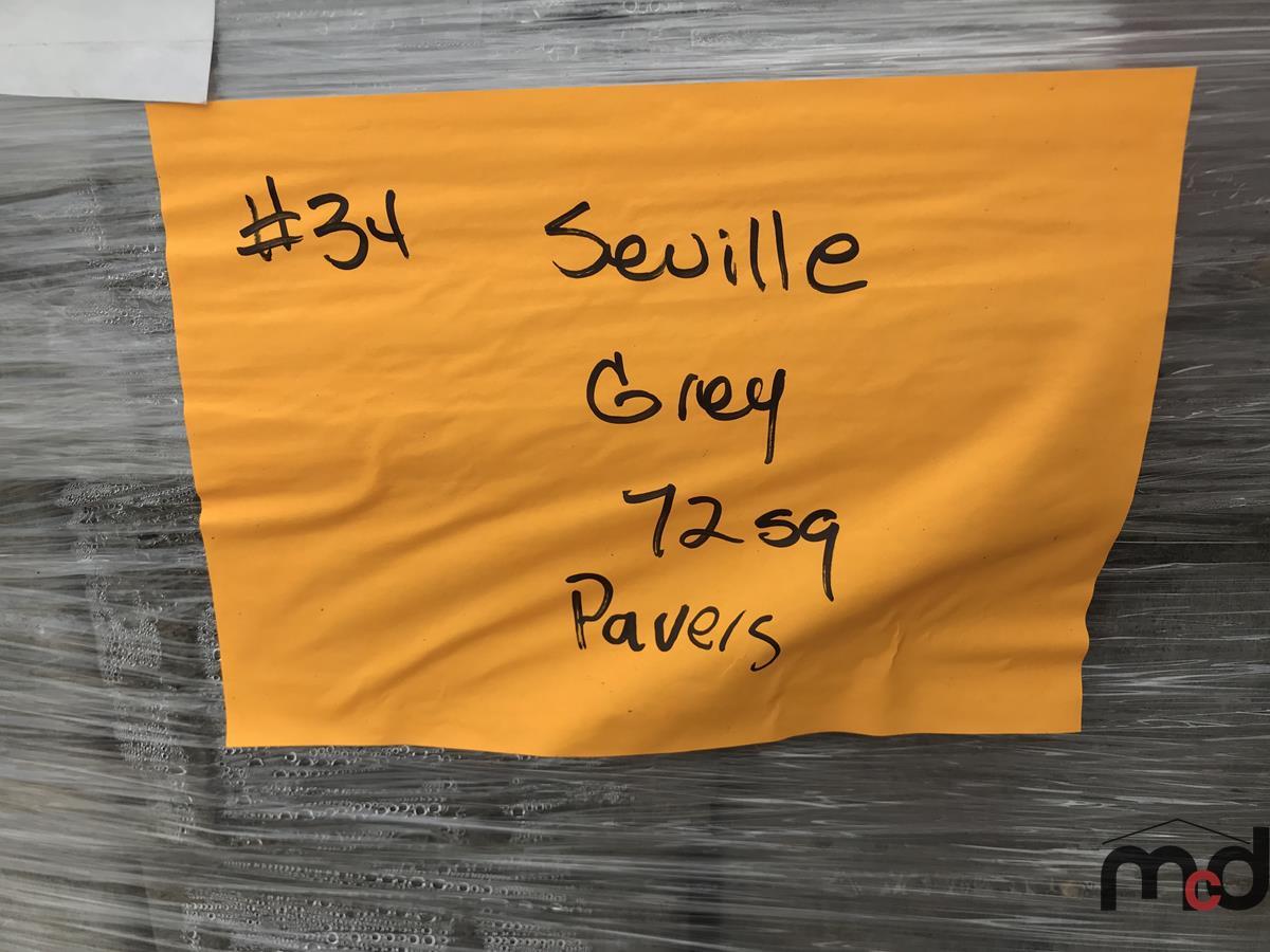 Pallet of Seville Grey Paver Bricks