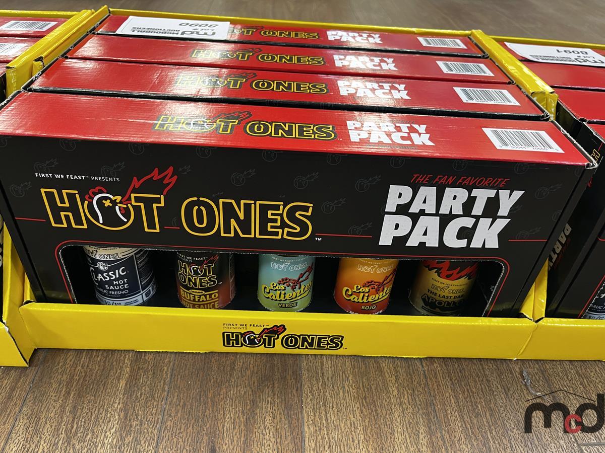 (4) Hot Ones Party Pack