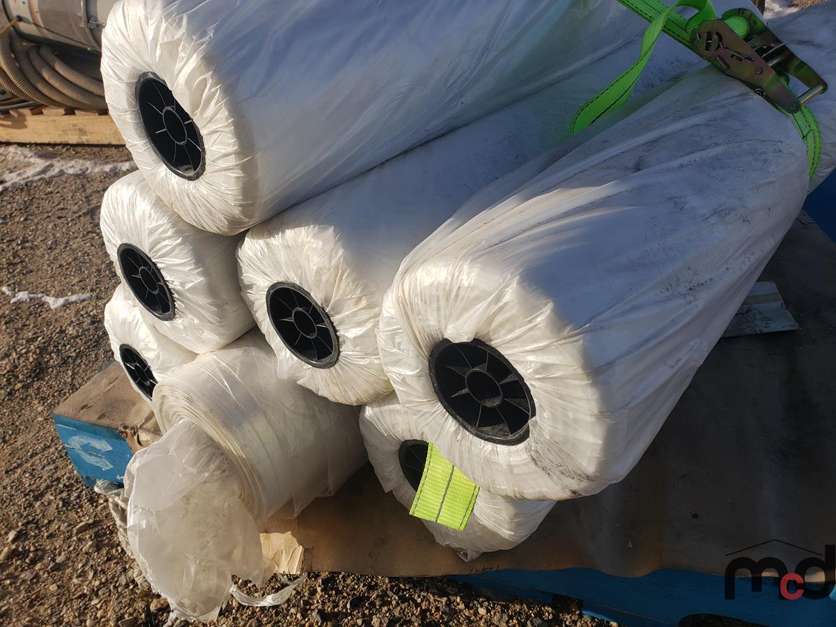Pallet of Plastic Rolls
