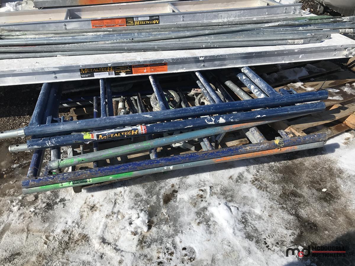 (10) Metaltech Scaffolding Platforms, Scaffolding Frames, Wheels and ...