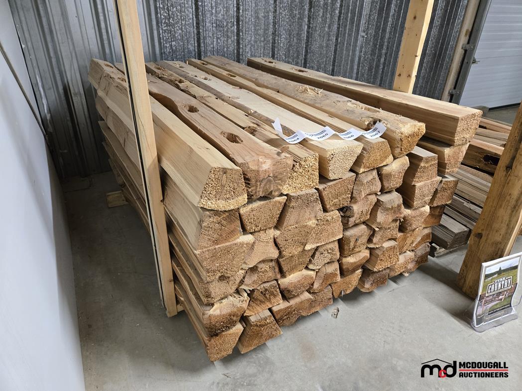 (12) Cedar 2-Hole Posts