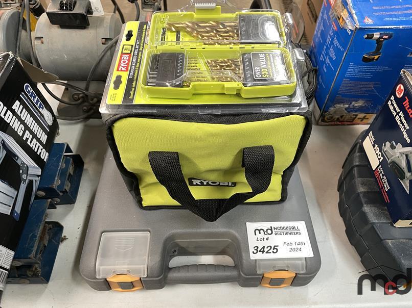 Ryobi Drills and Drill Bit Set