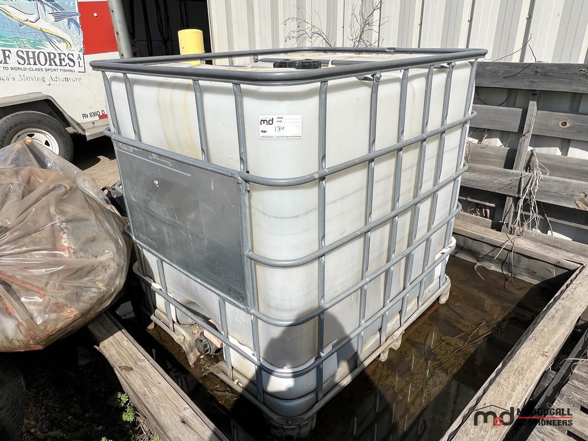 (1,000L) Schultz Plastic Steel-Caged Fluids Container