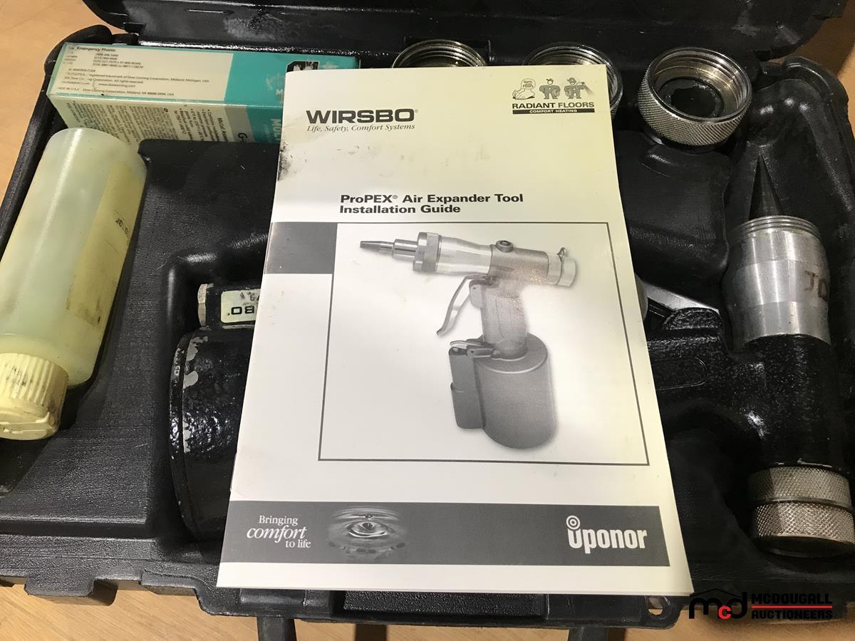 Wirsbo Pro Pex Air Expander Tool w/ Oil, Attachment & Misc.