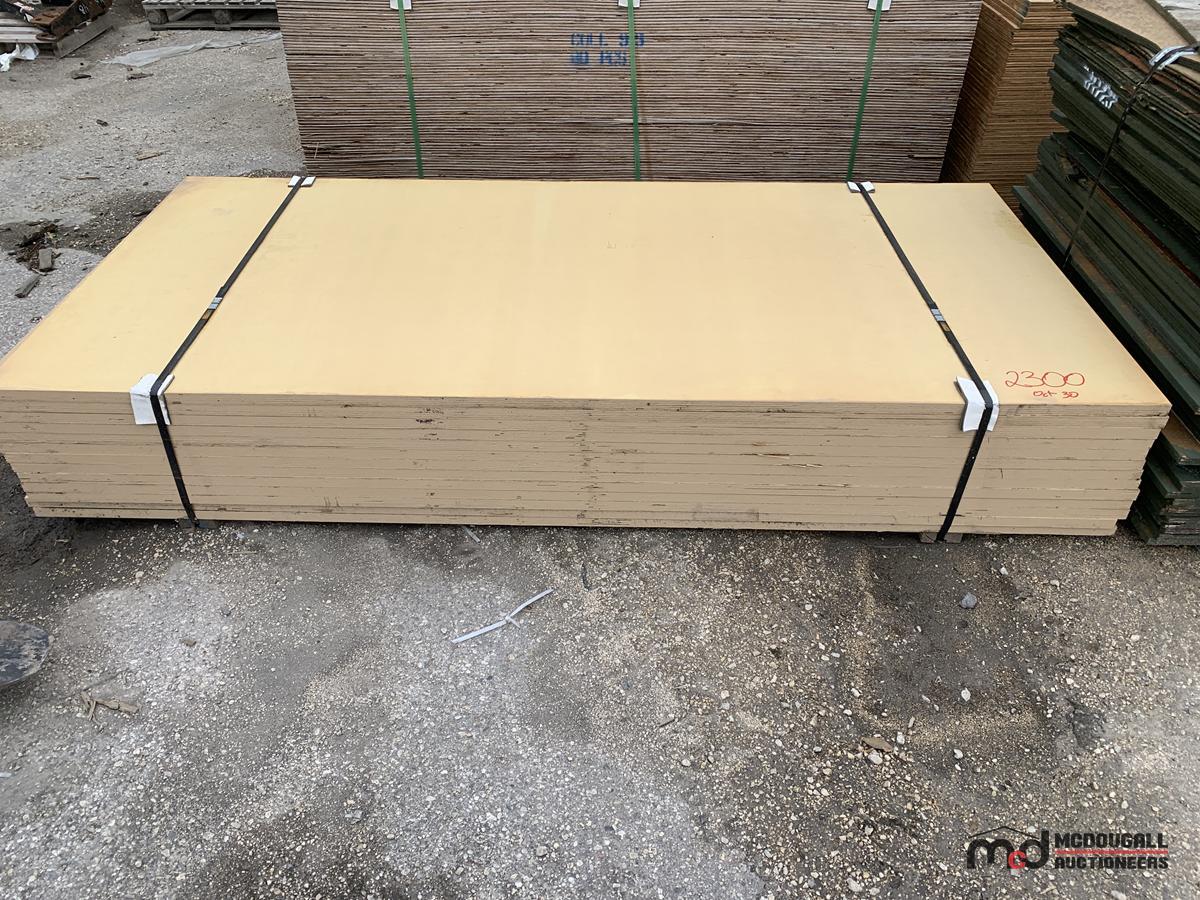 (13) 1 1/8' 4x8'6" HDO (Overlay 2 Sides) Douglas Fir 11-Ply Formply ...