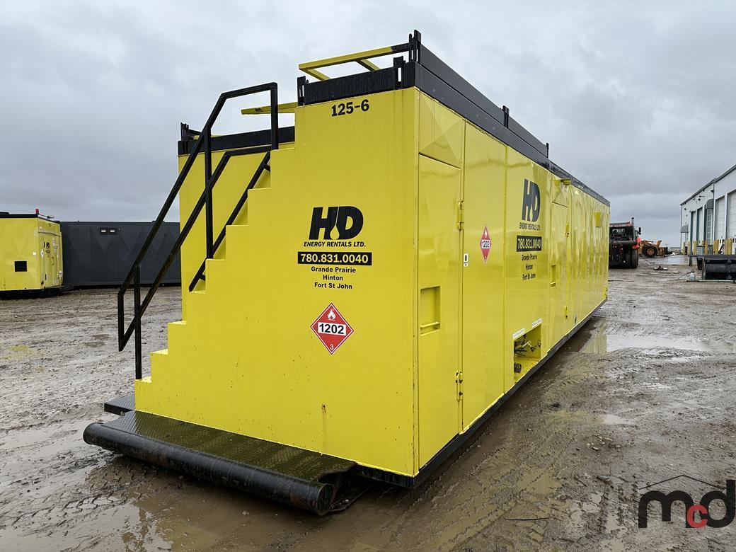 2012 Williams & Davis 125hp Enclosed Skid Mounted Boiler
