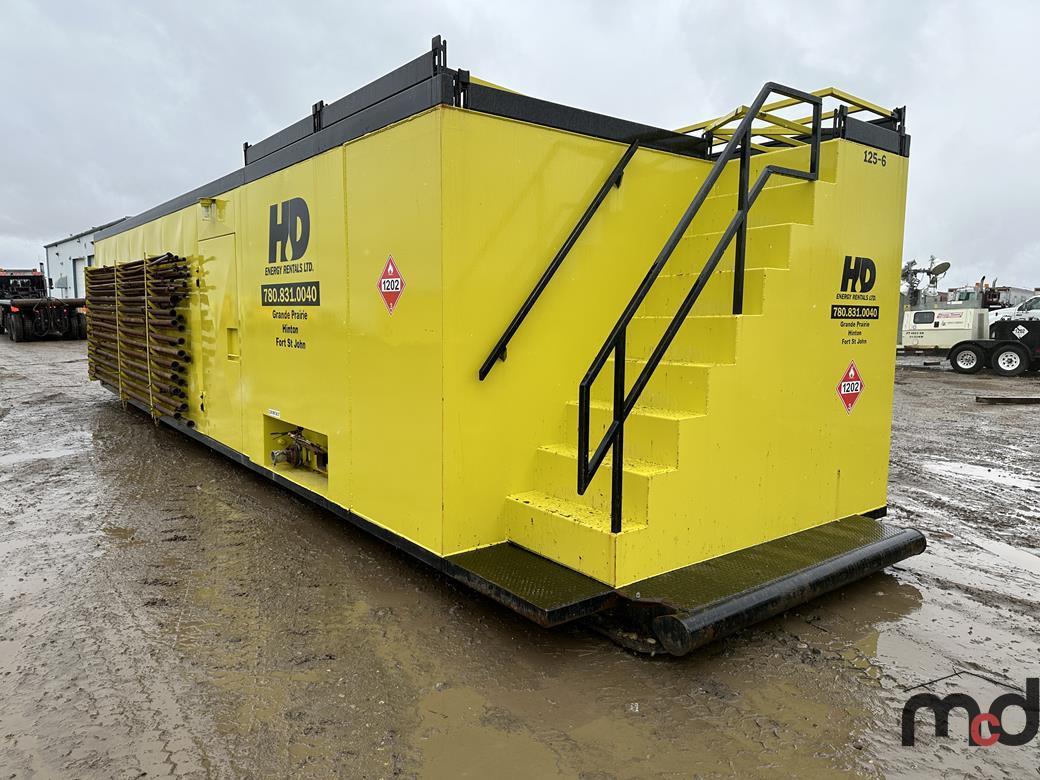 2012 Williams & Davis 125hp Enclosed Skid Mounted Boiler