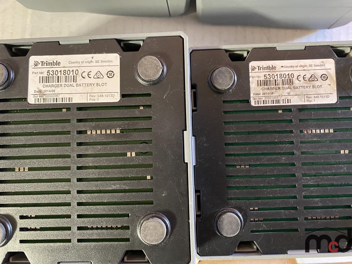 Assortment of Trimble Battery Chargers