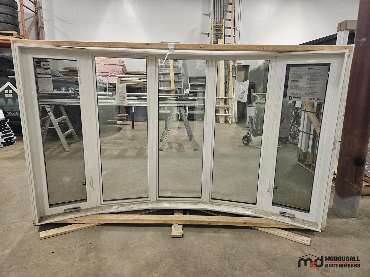 5-Section Bay Window w/ (2) Crank Windows & Screens